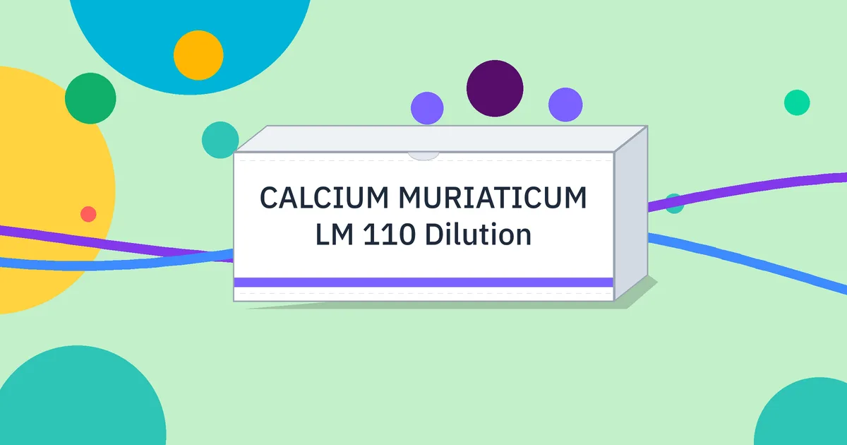 Symbolbild: Packung mit der Aufschrift CALCIUM MURIATICUM LM 110 Dilution (PZN 13409564) – Verfügbarkeit und Bezug in Apotheken in Frankfurt am Main