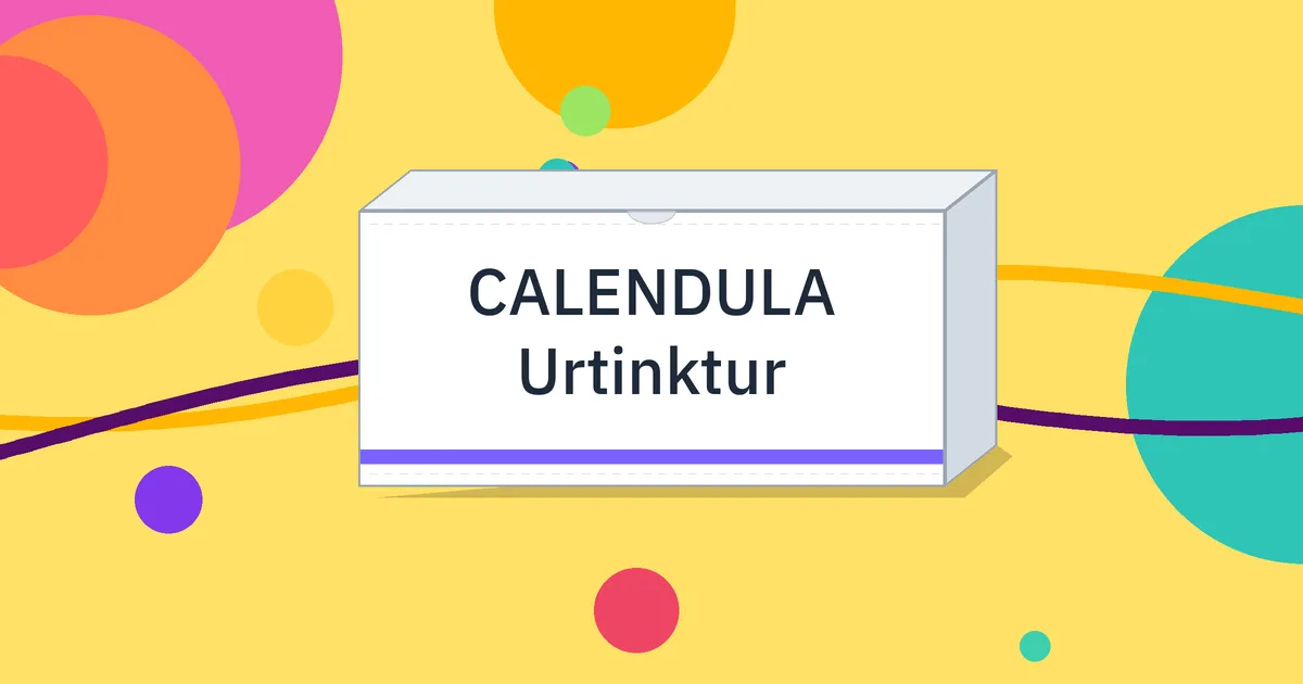 Symbolbild: Packung mit der Aufschrift CALENDULA Urtinktur (PZN 19362361) – Verfügbarkeit und Bezug in Apotheken in Frankfurt am Main