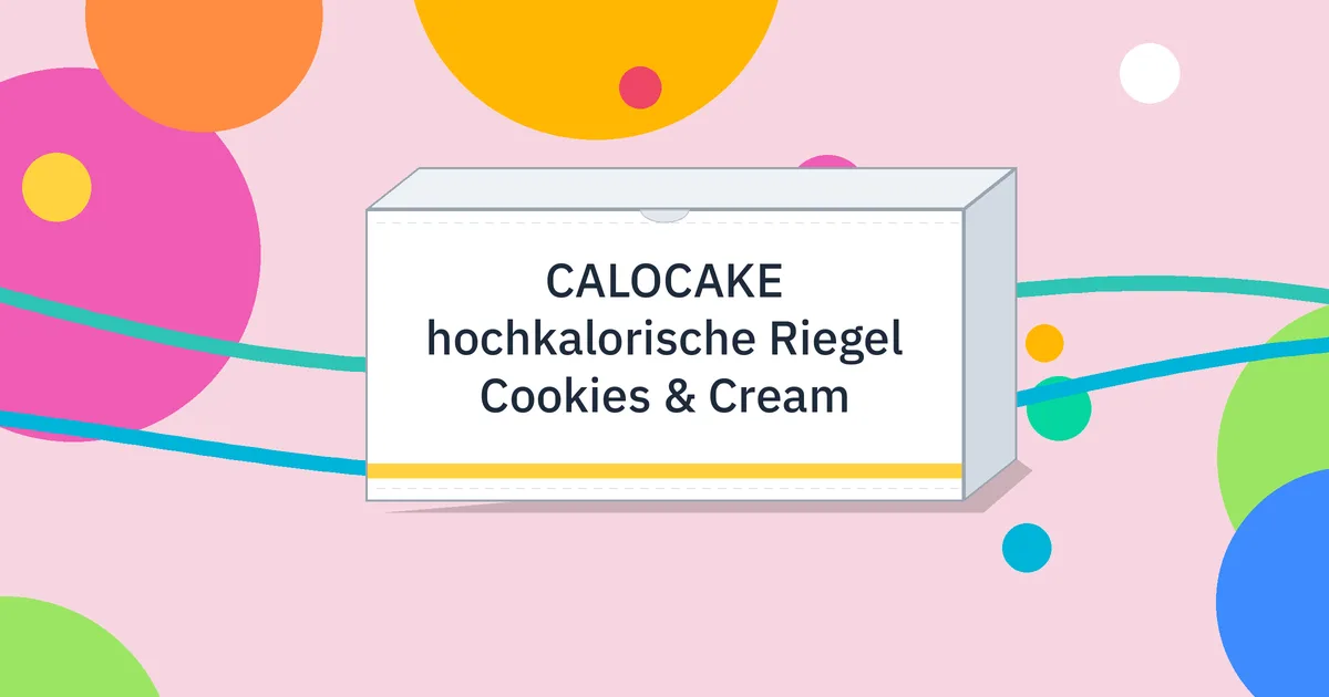 Symbolbild: Packung mit der Aufschrift CALOCAKE hochkalorische Riegel Cookies & Cream (PZN 19439193) – Verfügbarkeit und Bezug in Apotheken in Frankfurt am Main