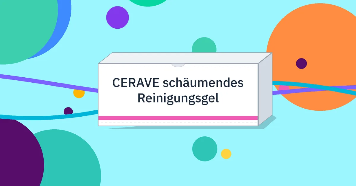 Symbolbild: Packung mit der Aufschrift CERAVE schäumendes Reinigungsgel (PZN 14017501) – Verfügbarkeit und Bezug in Apotheken in Frankfurt am Main