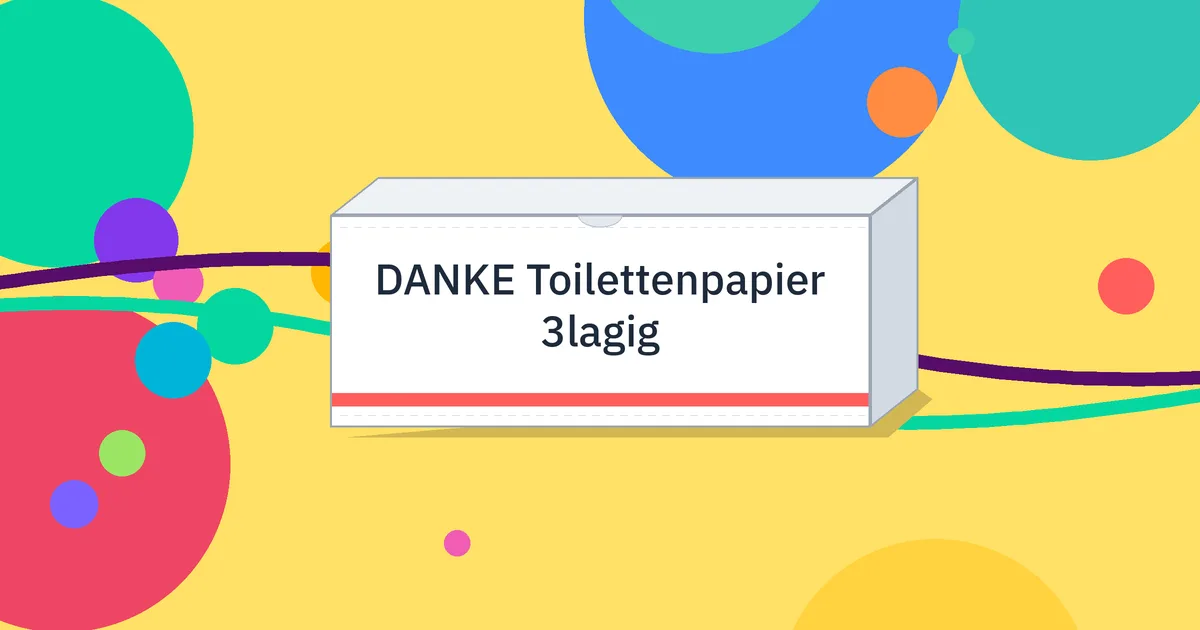 Symbolbild: Packung mit der Aufschrift DANKE Toilettenpapier 3lagig (PZN 11689878) – Verfügbarkeit und Bezug in Apotheken in Frankfurt am Main