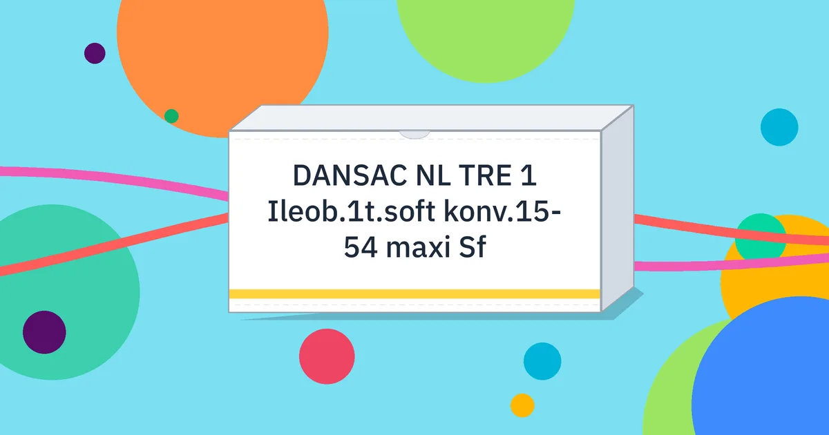 Symbolbild: Packung mit der Aufschrift DANSAC NL TRE 1 Ileob.1t.soft konv.15-54 maxi Sf (PZN 16197200) – Verfügbarkeit und Bezug in Apotheken in Frankfurt am Main