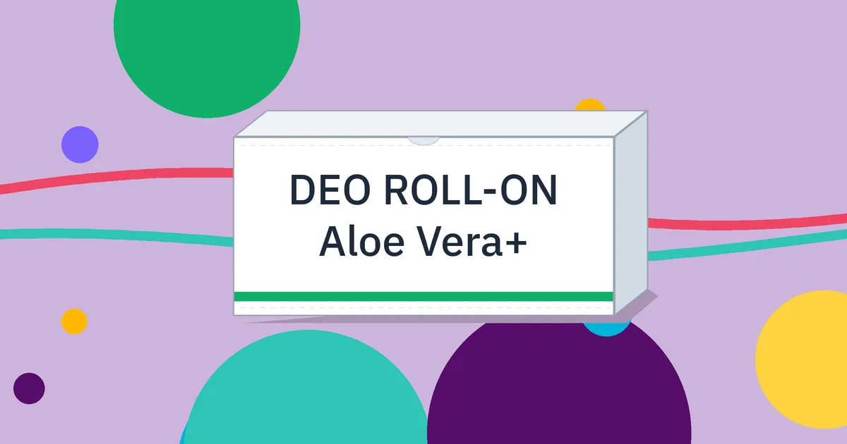 Symbolbild: Packung mit der Aufschrift DEO ROLL-ON Aloe Vera+ (PZN 19348958) – Verfügbarkeit und Bezug in Apotheken in Frankfurt am Main