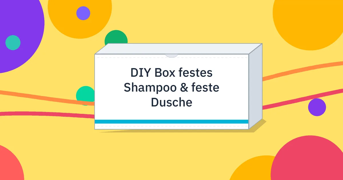 Symbolbild: Packung mit der Aufschrift DIY Box festes Shampoo & feste Dusche (PZN 17417135) – Verfügbarkeit und Bezug in Apotheken in Frankfurt am Main