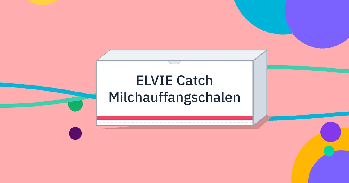 Symbolbild: Packung mit der Aufschrift ELVIE Catch Milchauffangschalen (PZN 18098175) – Verfügbarkeit und Bezug in Apotheken in Frankfurt am Main