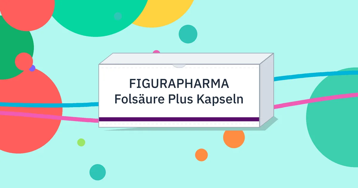Symbolbild: Packung mit der Aufschrift FIGURAPHARMA Folsäure Plus Kapseln (PZN 18733789) – Verfügbarkeit und Bezug in Apotheken in Frankfurt am Main