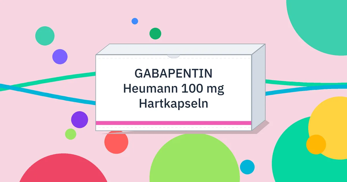 Symbolbild: Packung mit der Aufschrift GABAPENTIN Heumann 100 mg Hartkapseln (PZN 01325922) – Verfügbarkeit und Bezug in Apotheken in Frankfurt am Main
