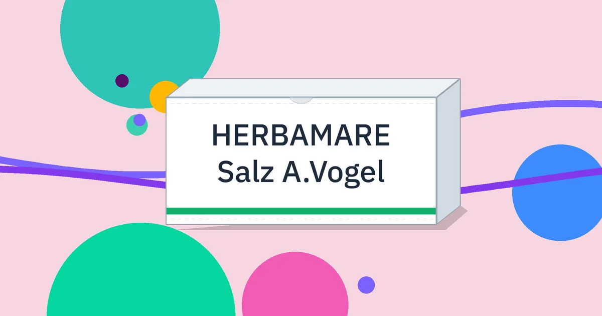Symbolbild: Packung mit der Aufschrift HERBAMARE Salz A.Vogel (PZN 04415904) – Verfügbarkeit und Bezug in Apotheken in Frankfurt am Main