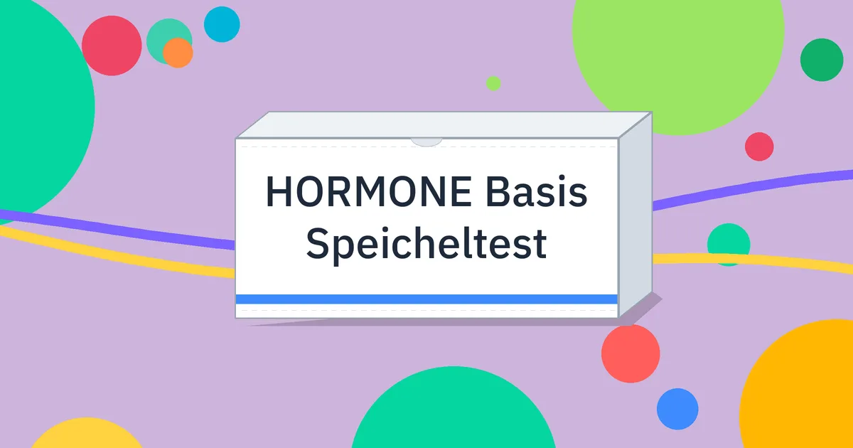 Symbolbild: Packung mit der Aufschrift HORMONE Basis Speicheltest (PZN 07579606) – Verfügbarkeit und Bezug in Apotheken in Frankfurt am Main
