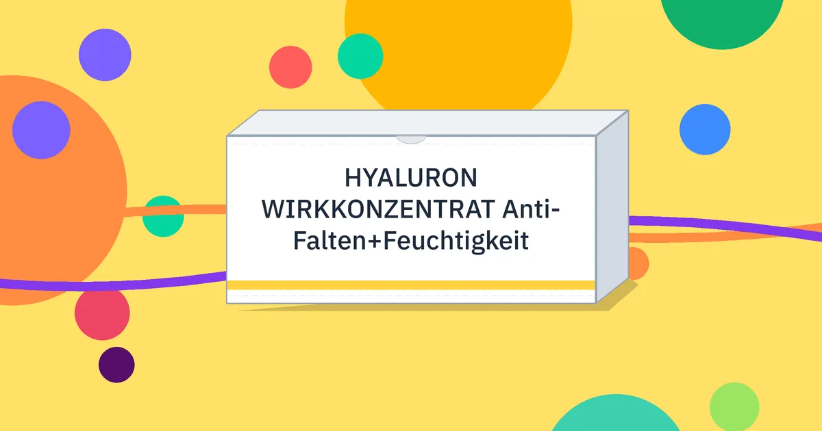 Symbolbild: Packung mit der Aufschrift HYALURON WIRKKONZENTRAT Anti-Falten+Feuchtigkeit (PZN 11133661) – Verfügbarkeit und Bezug in Apotheken in Frankfurt am Main