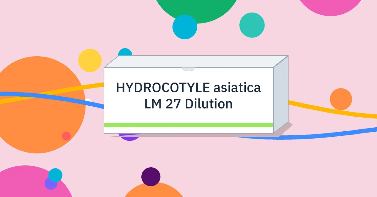 Symbolbild: Packung mit der Aufschrift HYDROCOTYLE asiatica LM 27 Dilution (PZN 13556957) – Verfügbarkeit und Bezug in Apotheken in Frankfurt am Main