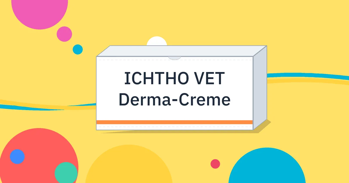 Symbolbild: Packung mit der Aufschrift ICHTHO VET Derma-Creme (PZN 11870164) – Verfügbarkeit und Bezug in Apotheken in Frankfurt am Main