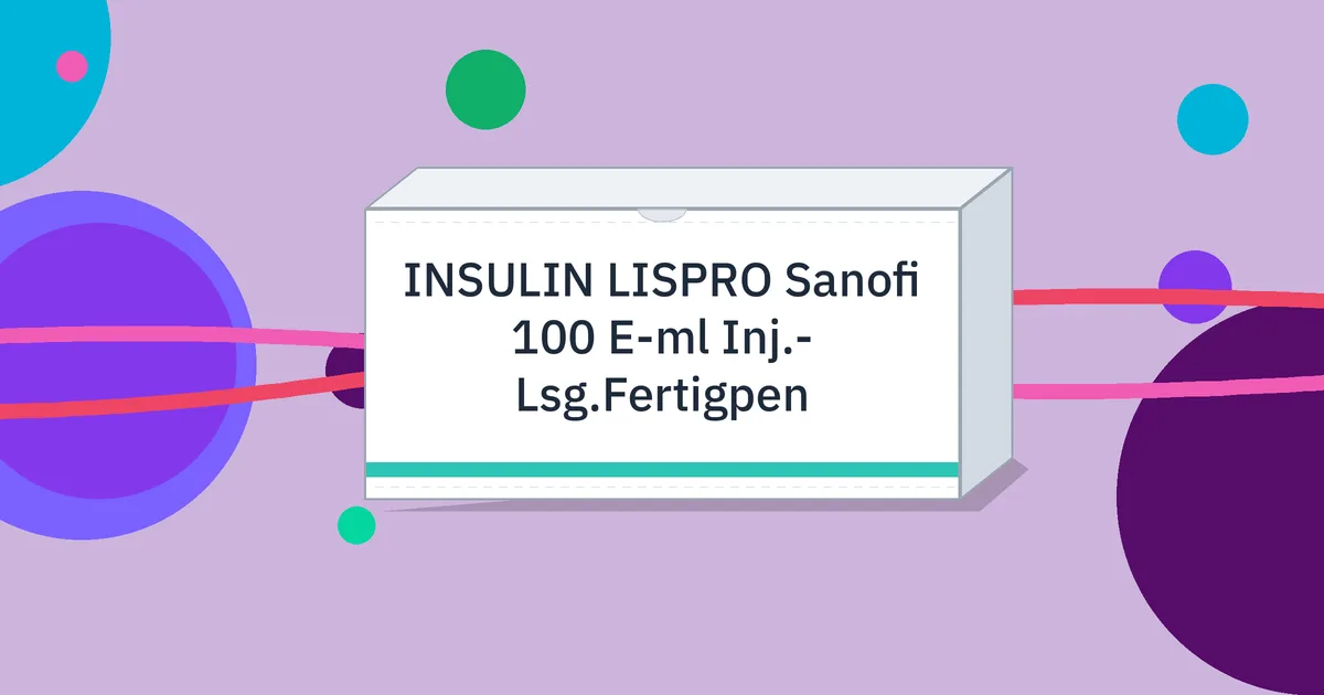Symbolbild: Packung mit der Aufschrift INSULIN LISPRO Sanofi 100 E-ml Inj.-Lsg.Fertigpen (PZN 18726631) – Verfügbarkeit und Bezug in Apotheken in Frankfurt am Main