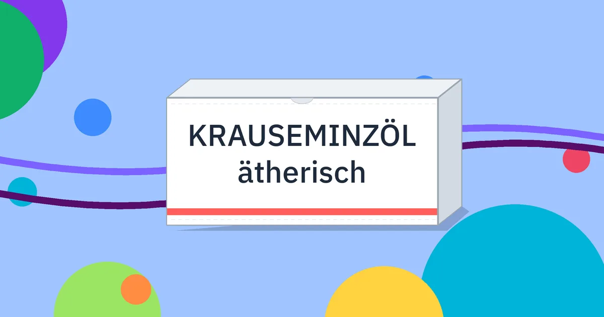Symbolbild: Packung mit der Aufschrift KRAUSEMINZÖL ätherisch (PZN 16328085) – Verfügbarkeit und Bezug in Apotheken in Frankfurt am Main