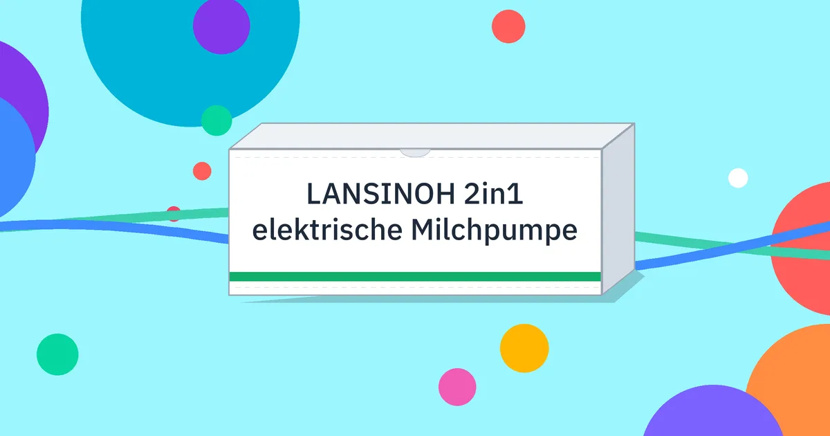 Symbolbild: Packung mit der Aufschrift LANSINOH 2in1 elektrische Milchpumpe (PZN 10272946) – Verfügbarkeit und Bezug in Apotheken in Frankfurt am Main