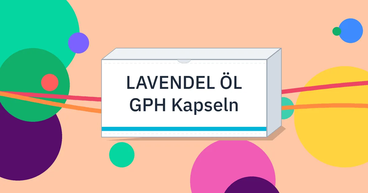 Symbolbild: Packung mit der Aufschrift LAVENDEL ÖL GPH Kapseln (PZN 12516909) – Verfügbarkeit und Bezug in Apotheken in Frankfurt am Main