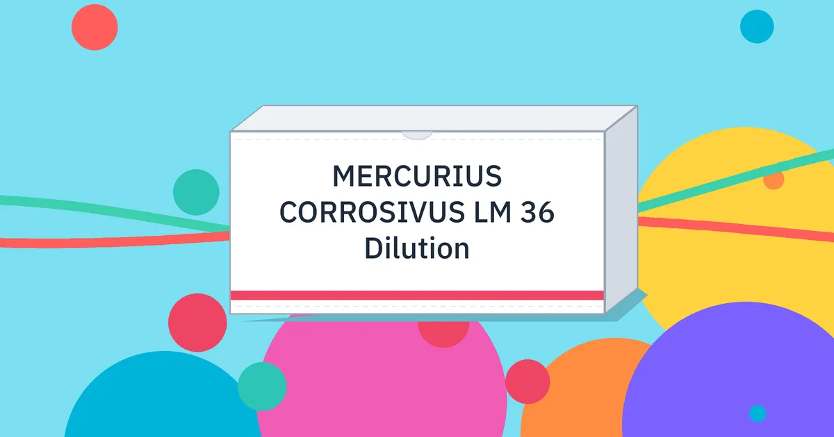Symbolbild: Packung mit der Aufschrift MERCURIUS CORROSIVUS LM 36 Dilution (PZN 12950178) – Verfügbarkeit und Bezug in Apotheken in Frankfurt am Main