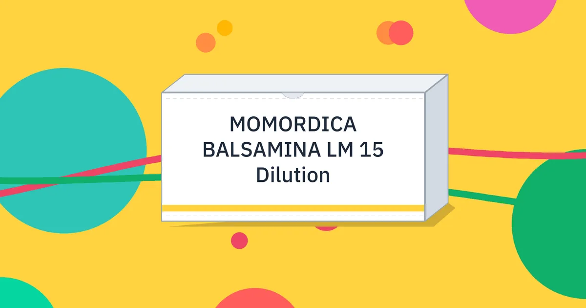 Symbolbild: Packung mit der Aufschrift MOMORDICA BALSAMINA LM 15 Dilution (PZN 13610303) – Verfügbarkeit und Bezug in Apotheken in Frankfurt am Main