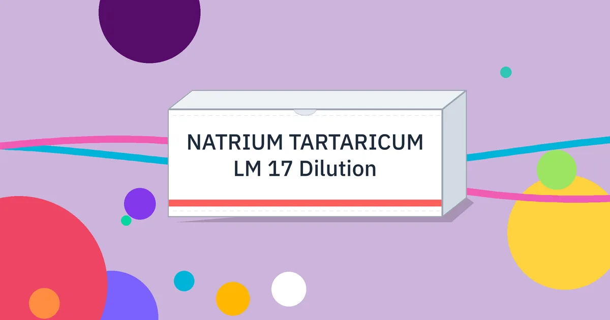 Symbolbild: Packung mit der Aufschrift NATRIUM TARTARICUM LM 17 Dilution (PZN 12967747) – Verfügbarkeit und Bezug in Apotheken in Frankfurt am Main