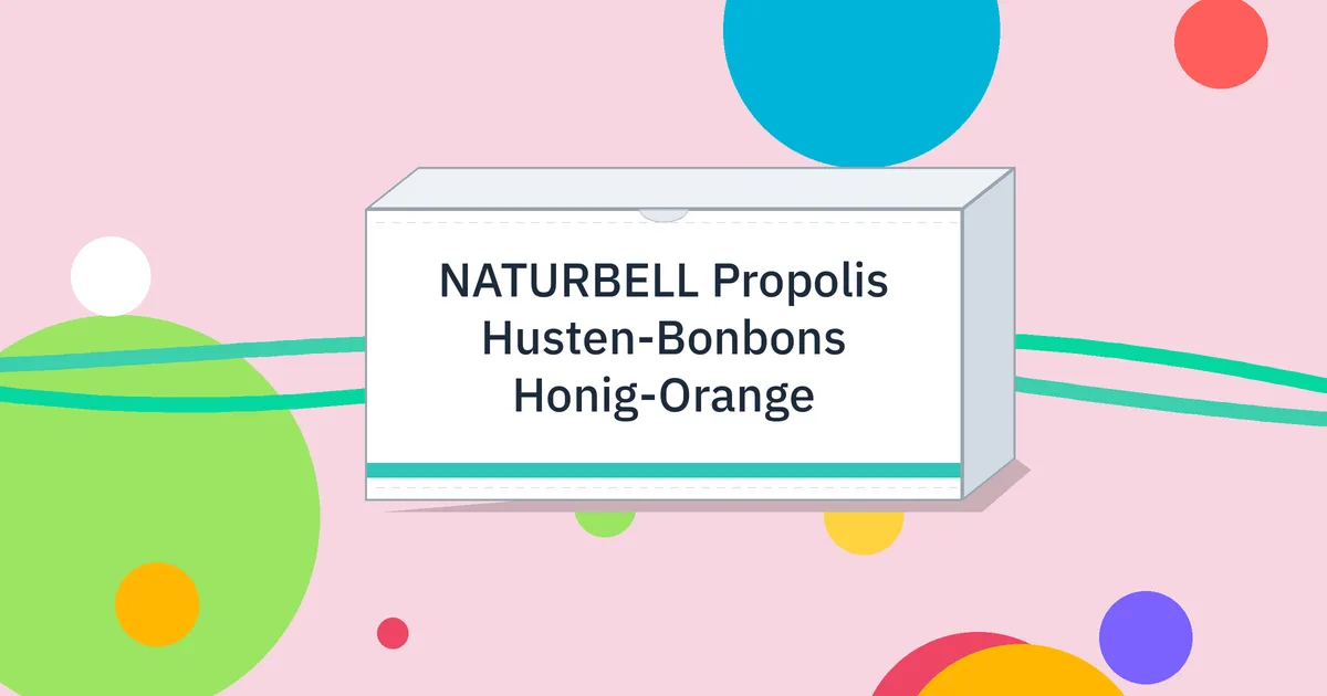 Symbolbild: Packung mit der Aufschrift NATURBELL Propolis Husten-Bonbons Honig-Orange (PZN 17605026) – Verfügbarkeit und Bezug in Apotheken in Frankfurt am Main