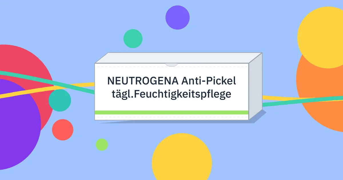 Symbolbild: Packung mit der Aufschrift NEUTROGENA Anti-Pickel tägl.Feuchtigkeitspflege (PZN 17256198) – Verfügbarkeit und Bezug in Apotheken in Frankfurt am Main
