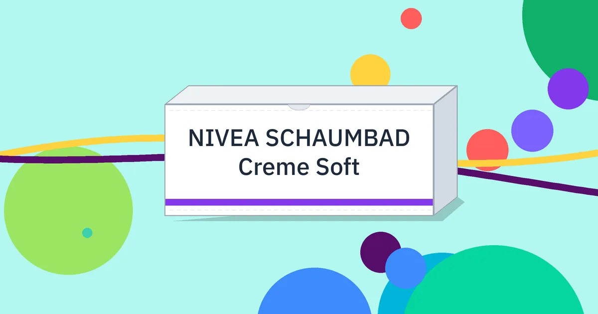 Symbolbild: Packung mit der Aufschrift NIVEA SCHAUMBAD Creme Soft (PZN 20023486) – Verfügbarkeit und Bezug in Apotheken in Frankfurt am Main