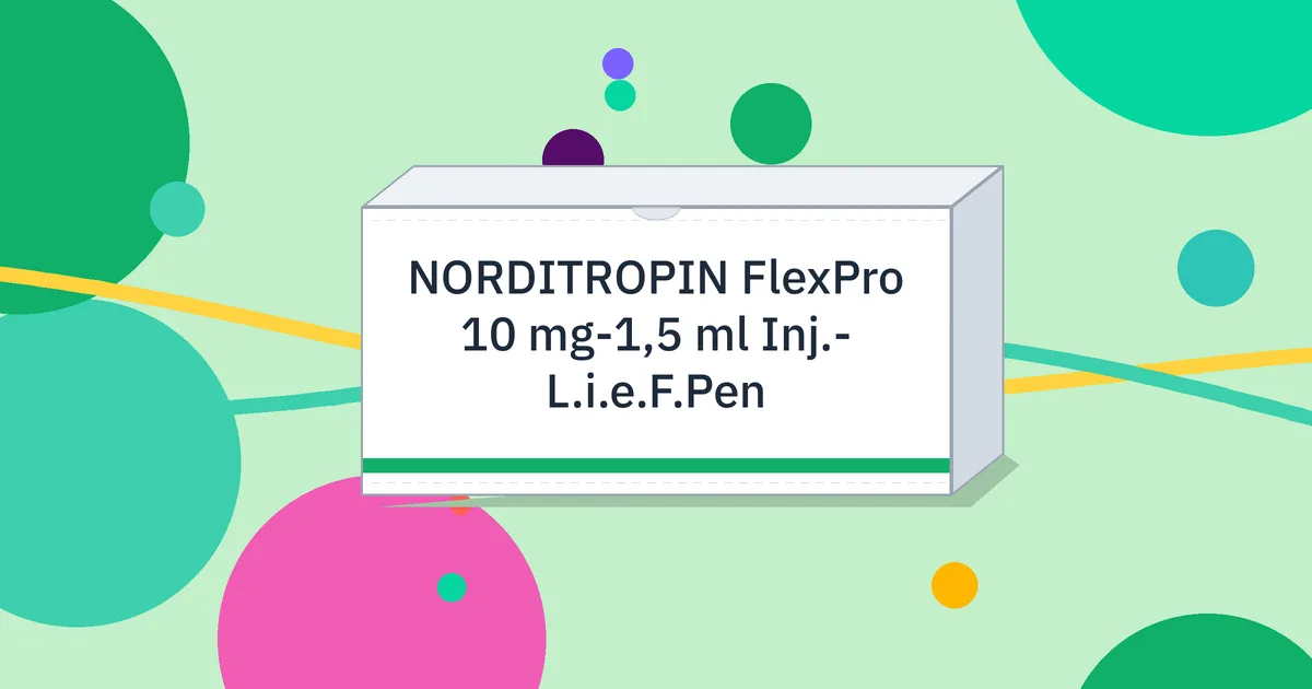 Symbolbild: Packung mit der Aufschrift NORDITROPIN FlexPro 10 mg-1,5 ml Inj.-L.i.e.F.Pen (PZN 18074335) – Verfügbarkeit und Bezug in Apotheken in Frankfurt am Main