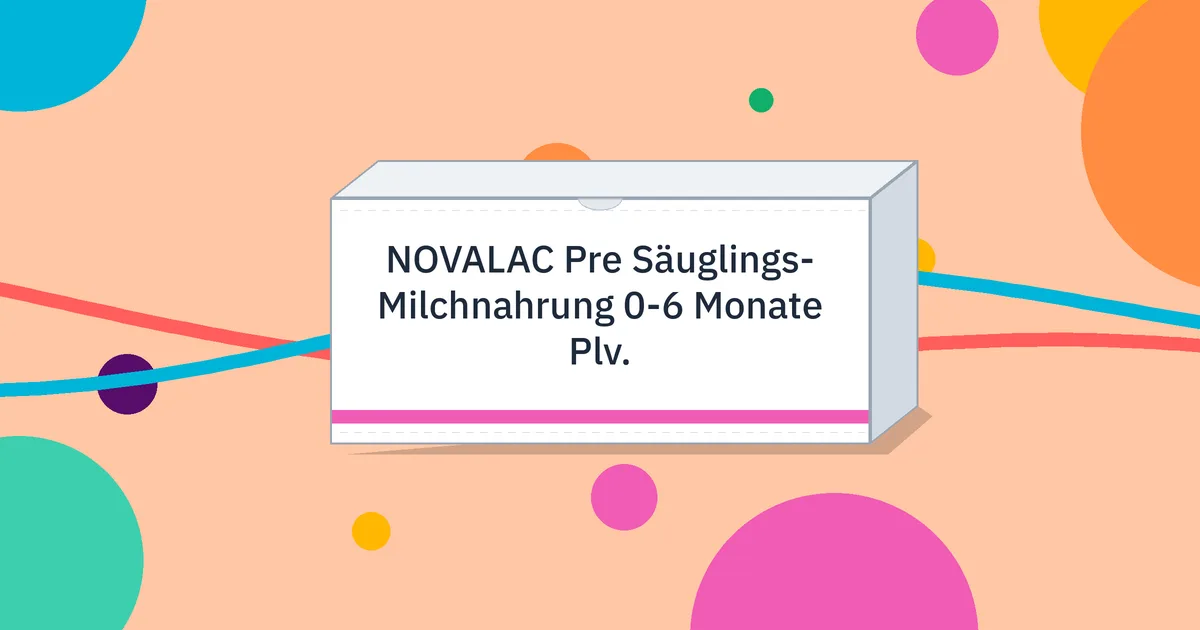 Symbolbild: Packung mit der Aufschrift NOVALAC Pre Säuglings-Milchnahrung 0-6 Monate Plv. (PZN 20005666) – Verfügbarkeit und Bezug in Apotheken in Frankfurt am Main