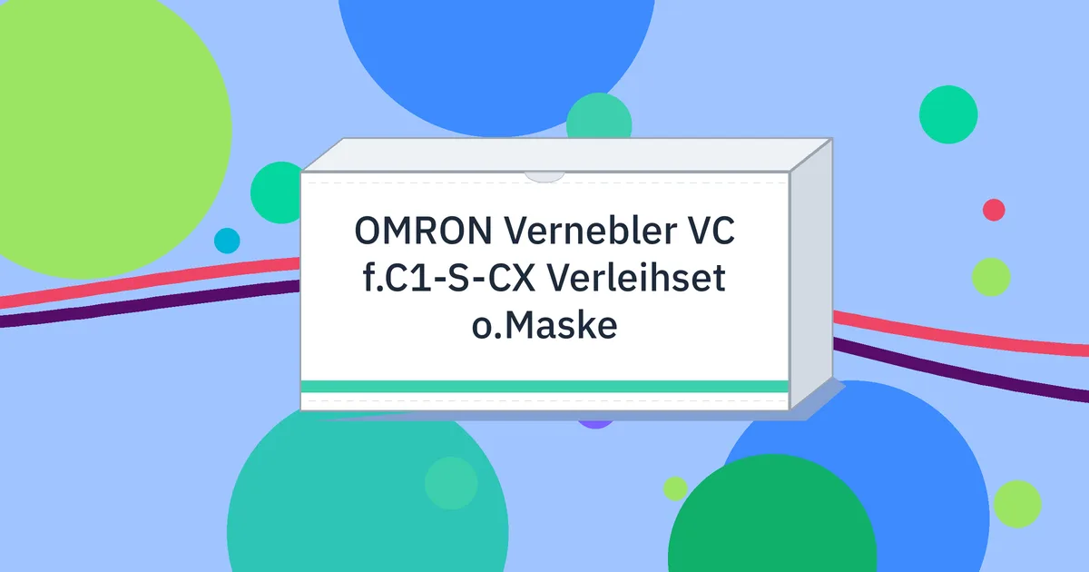 Symbolbild: Packung mit der Aufschrift OMRON Vernebler VC f.C1-S-CX Verleihset o.Maske (PZN 01004313) – Verfügbarkeit und Bezug in Apotheken in Frankfurt am Main