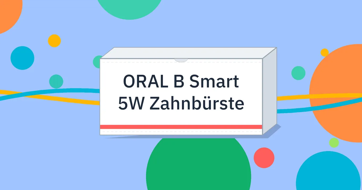 Symbolbild: Packung mit der Aufschrift ORAL B Smart 5W Zahnbürste (PZN 13503435) – Verfügbarkeit und Bezug in Apotheken in Frankfurt am Main