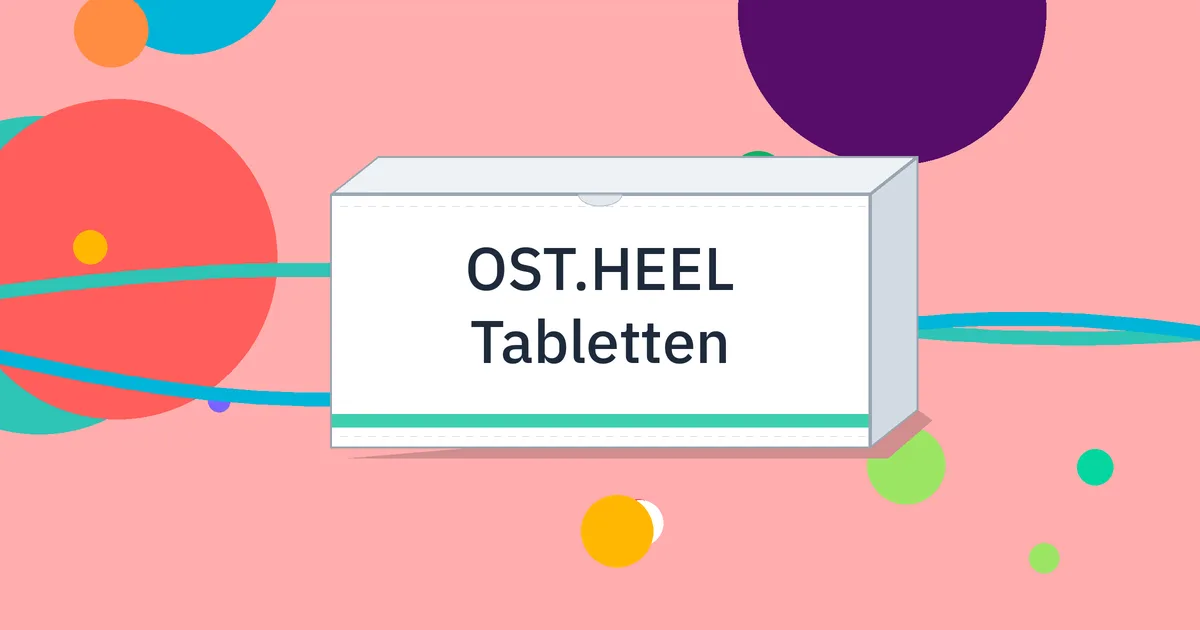 Symbolbild: Packung mit der Aufschrift OST.HEEL Tabletten (PZN 04749870) – Verfügbarkeit und Bezug in Apotheken in Frankfurt am Main
