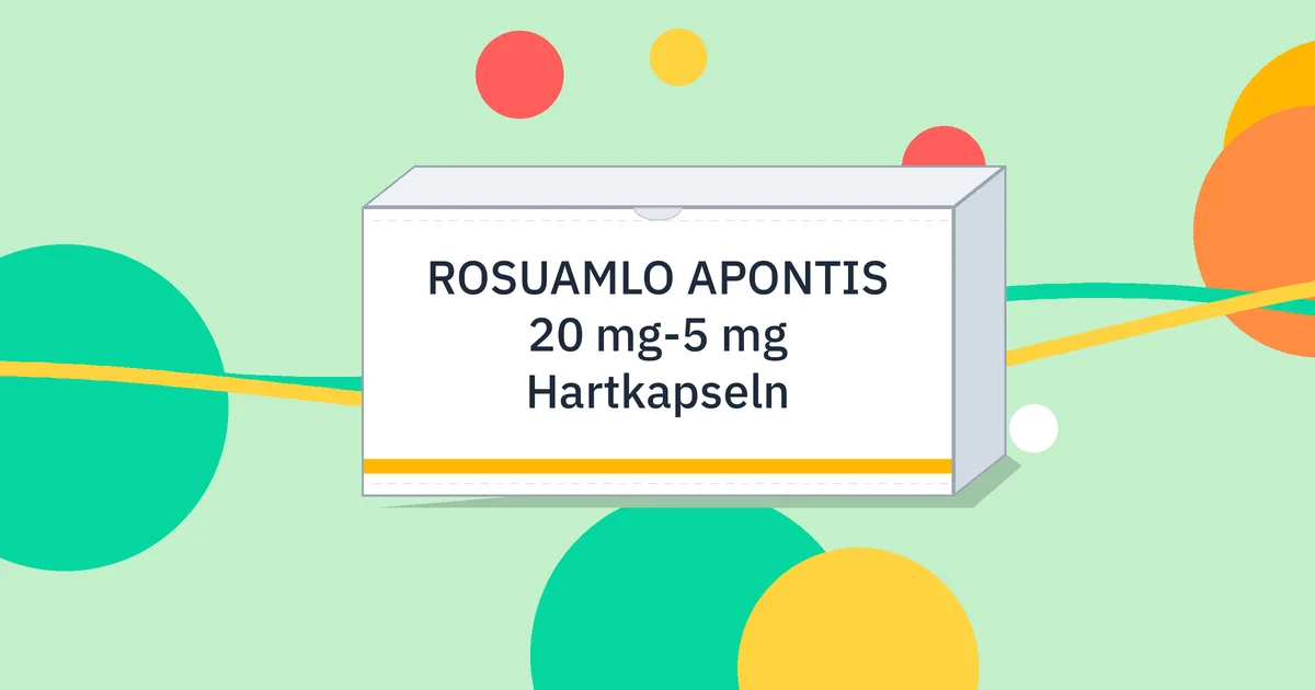 Symbolbild: Packung mit der Aufschrift ROSUAMLO APONTIS 20 mg-5 mg Hartkapseln (PZN 18602550) – Verfügbarkeit und Bezug in Apotheken in Frankfurt am Main