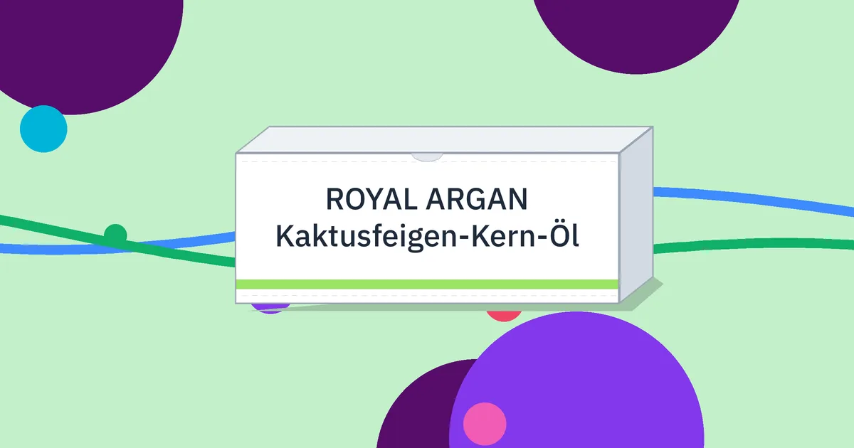 Symbolbild: Packung mit der Aufschrift ROYAL ARGAN Kaktusfeigen-Kern-Öl (PZN 13893904) – Verfügbarkeit und Bezug in Apotheken in Frankfurt am Main