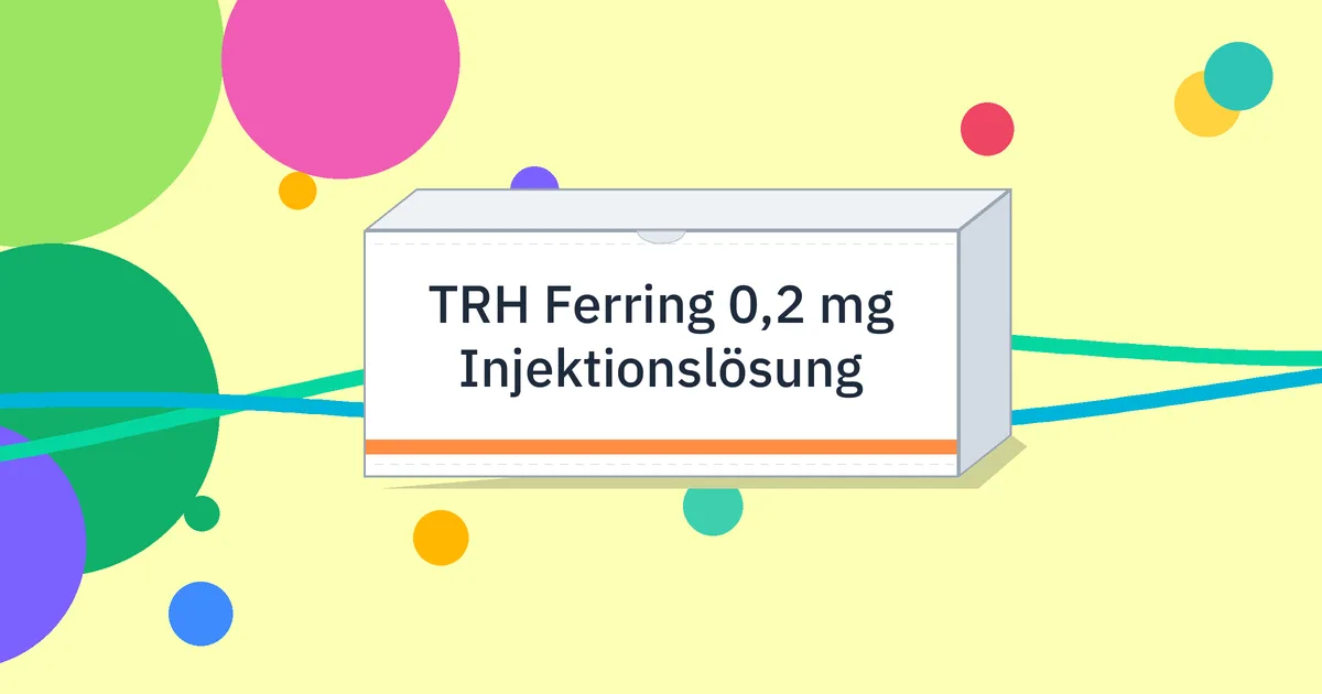 Symbolbild: Packung mit der Aufschrift TRH Ferring 0,2 mg Injektionslösung (PZN 01662795) – Verfügbarkeit und Bezug in Apotheken in Frankfurt am Main