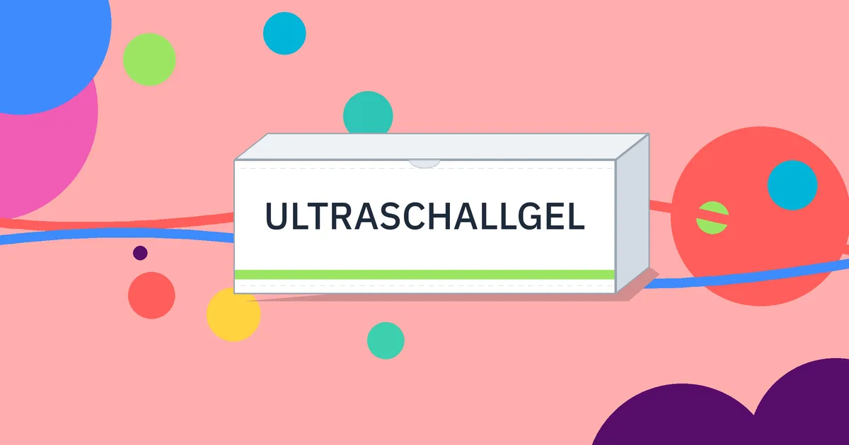 Symbolbild: Packung mit der Aufschrift ULTRASCHALLGEL (PZN 00943724) – Verfügbarkeit und Bezug in Apotheken in Frankfurt am Main