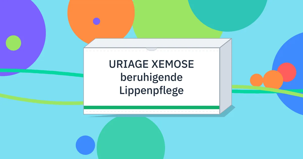 Symbolbild: Packung mit der Aufschrift URIAGE XEMOSE beruhigende Lippenpflege (PZN 17557155) – Verfügbarkeit und Bezug in Apotheken in Frankfurt am Main