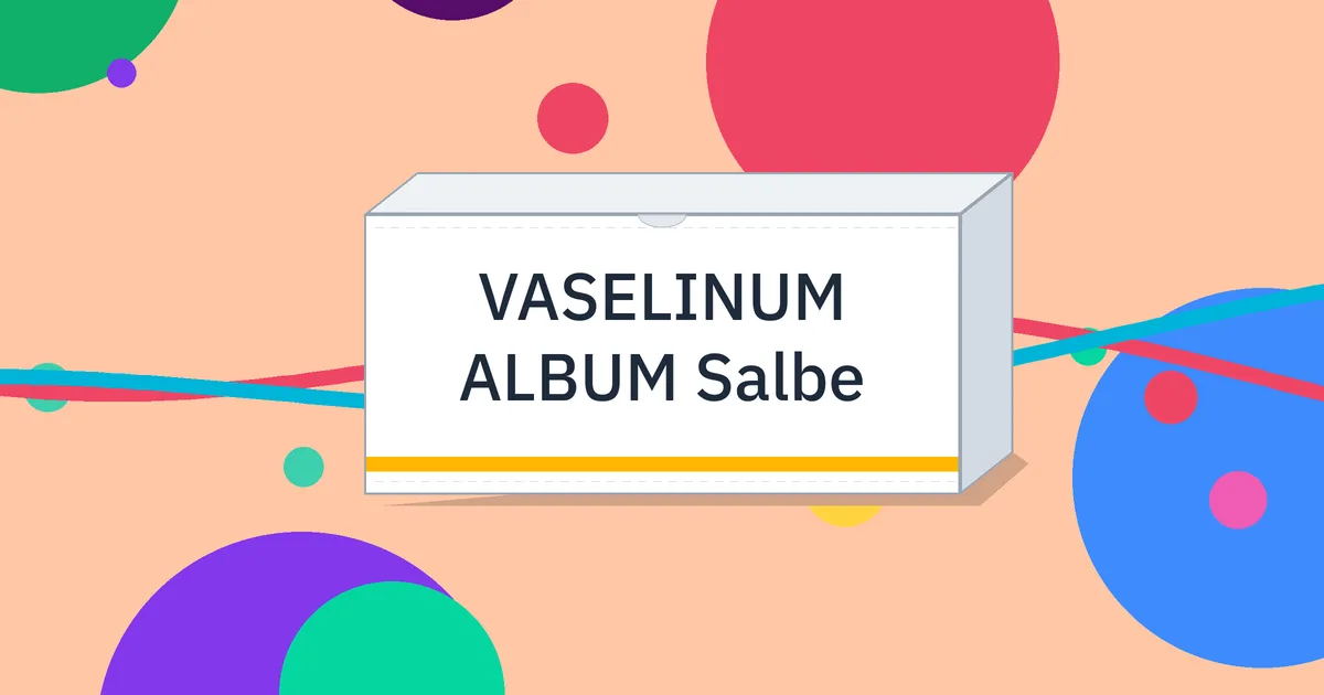 Symbolbild: Packung mit der Aufschrift VASELINUM ALBUM Salbe (PZN 04979239) – Verfügbarkeit und Bezug in Apotheken in Frankfurt am Main