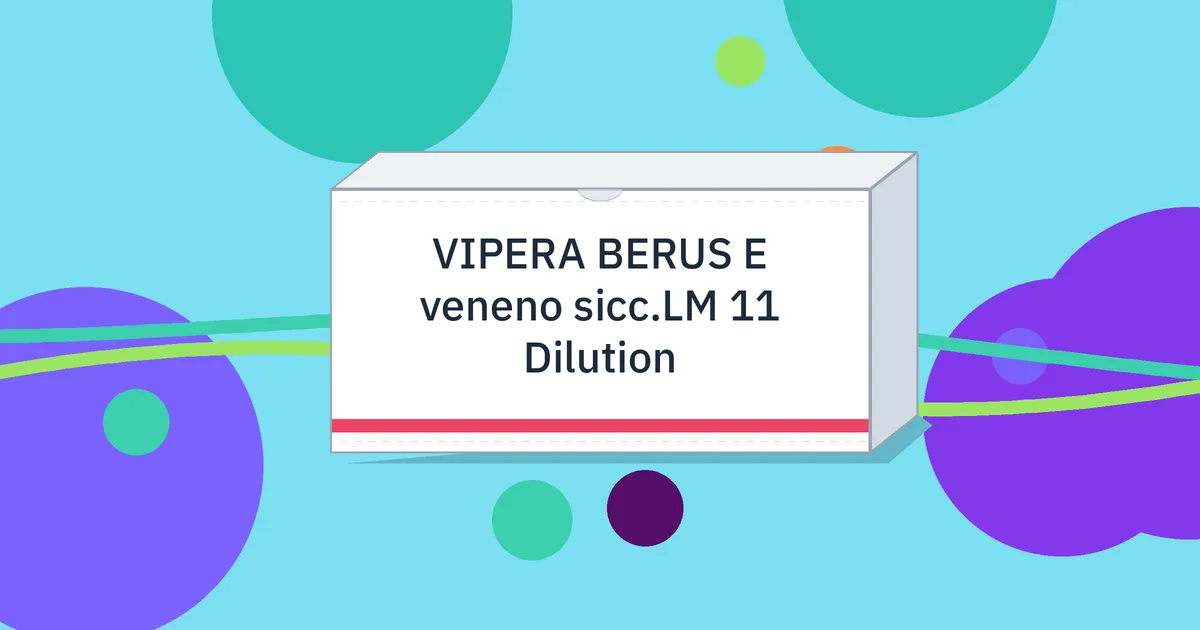 Symbolbild: Packung mit der Aufschrift VIPERA BERUS E veneno sicc.LM 11 Dilution (PZN 13277039) – Verfügbarkeit und Bezug in Apotheken in Frankfurt am Main