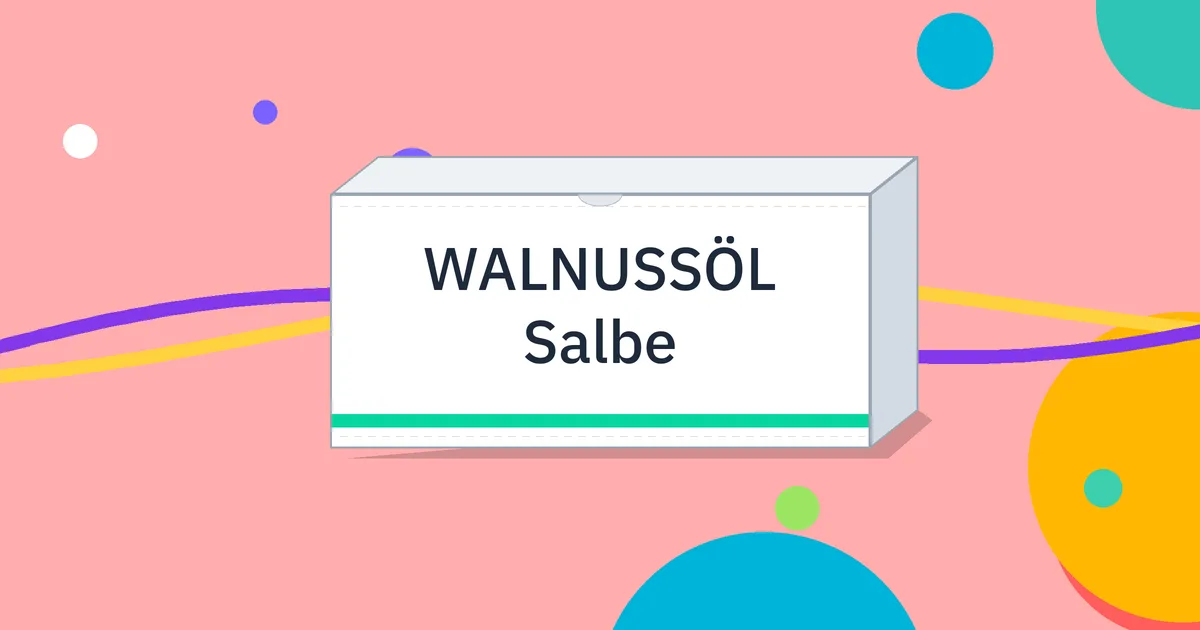 Symbolbild: Packung mit der Aufschrift WALNUSSÖL Salbe (PZN 19338753) – Verfügbarkeit und Bezug in Apotheken in Frankfurt am Main