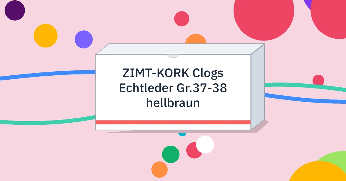 Symbolbild: Packung mit der Aufschrift ZIMT-KORK Clogs Echtleder Gr.37-38 hellbraun (PZN 19728684) – Verfügbarkeit und Bezug in Apotheken in Frankfurt am Main