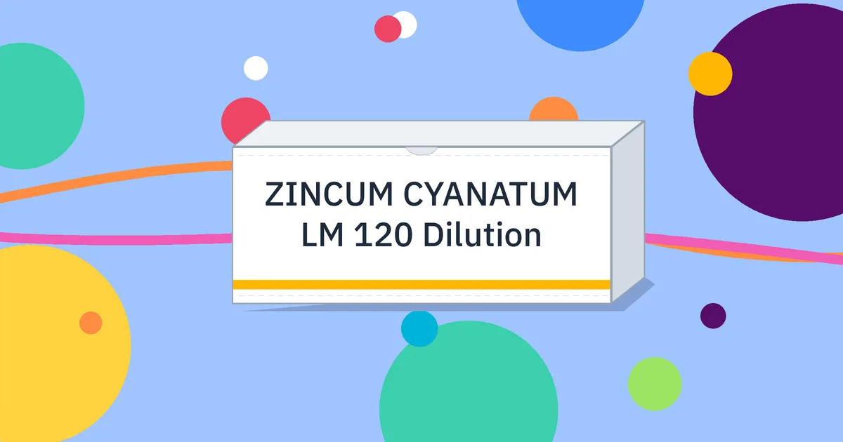 Symbolbild: Packung mit der Aufschrift ZINCUM CYANATUM LM 120 Dilution (PZN 13292926) – Verfügbarkeit und Bezug in Apotheken in Frankfurt am Main