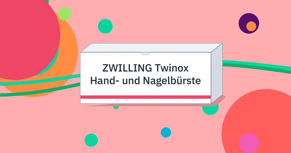 Symbolbild: Packung mit der Aufschrift ZWILLING Twinox Hand- und Nagelbürste (PZN 17522180) – Verfügbarkeit und Bezug in Apotheken in Frankfurt am Main