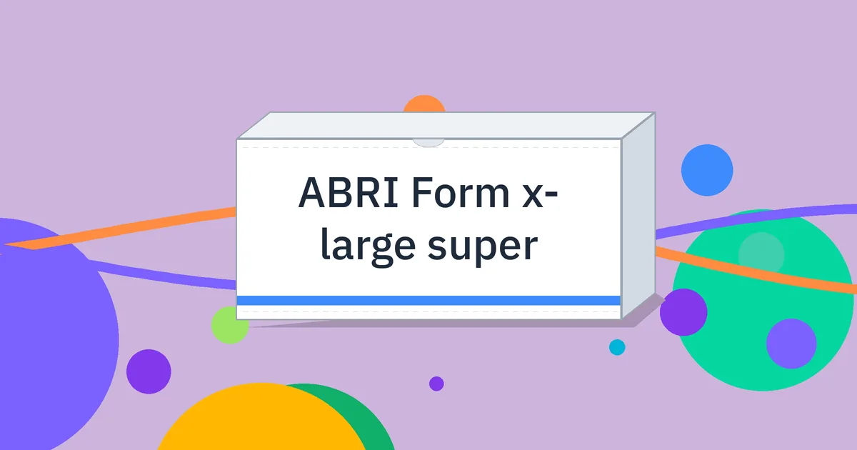 Symbolbild: Packung mit der Aufschrift ABRI Form x-large super (PZN 03560053) – Verfügbarkeit und Bezug in Apotheken in Frankfurt am Main