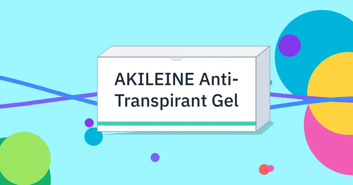 Symbolbild: Packung mit der Aufschrift AKILEINE Anti-Transpirant Gel (PZN 03773381) – Verfügbarkeit und Bezug in Apotheken in Frankfurt am Main
