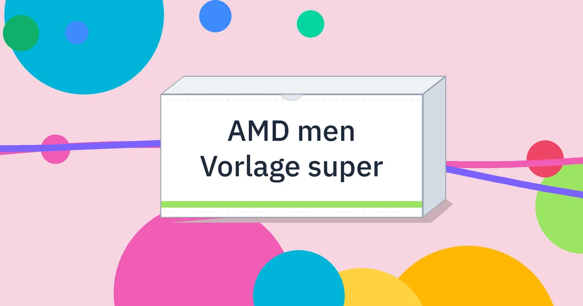 Symbolbild: Packung mit der Aufschrift AMD men Vorlage super (PZN 14361150) – Verfügbarkeit und Bezug in Apotheken in Frankfurt am Main