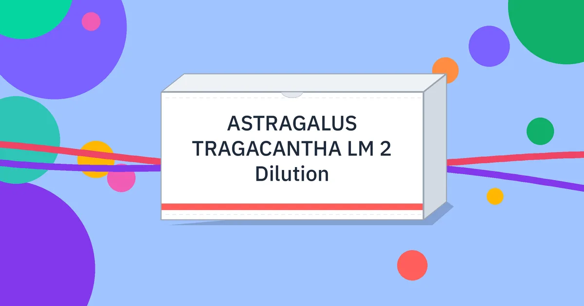 Symbolbild: Packung mit der Aufschrift ASTRAGALUS TRAGACANTHA LM 2 Dilution (PZN 13404609) – Verfügbarkeit und Bezug in Apotheken in Frankfurt am Main