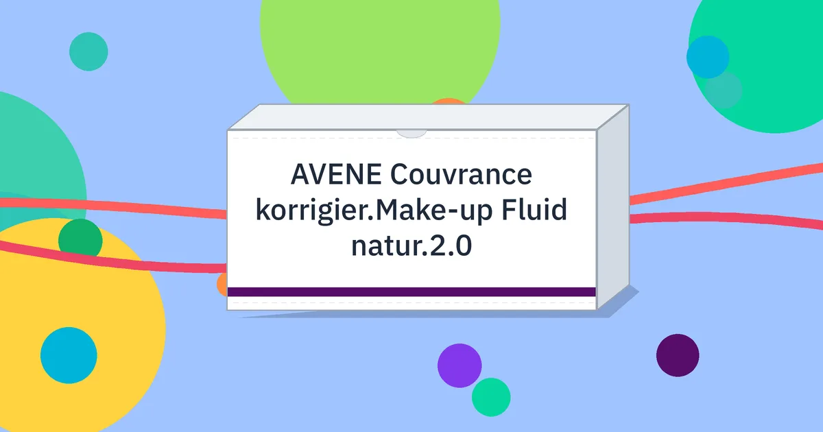 Symbolbild: Packung mit der Aufschrift AVENE Couvrance korrigier.Make-up Fluid natur.2.0 (PZN 02024074) – Verfügbarkeit und Bezug in Apotheken in Frankfurt am Main