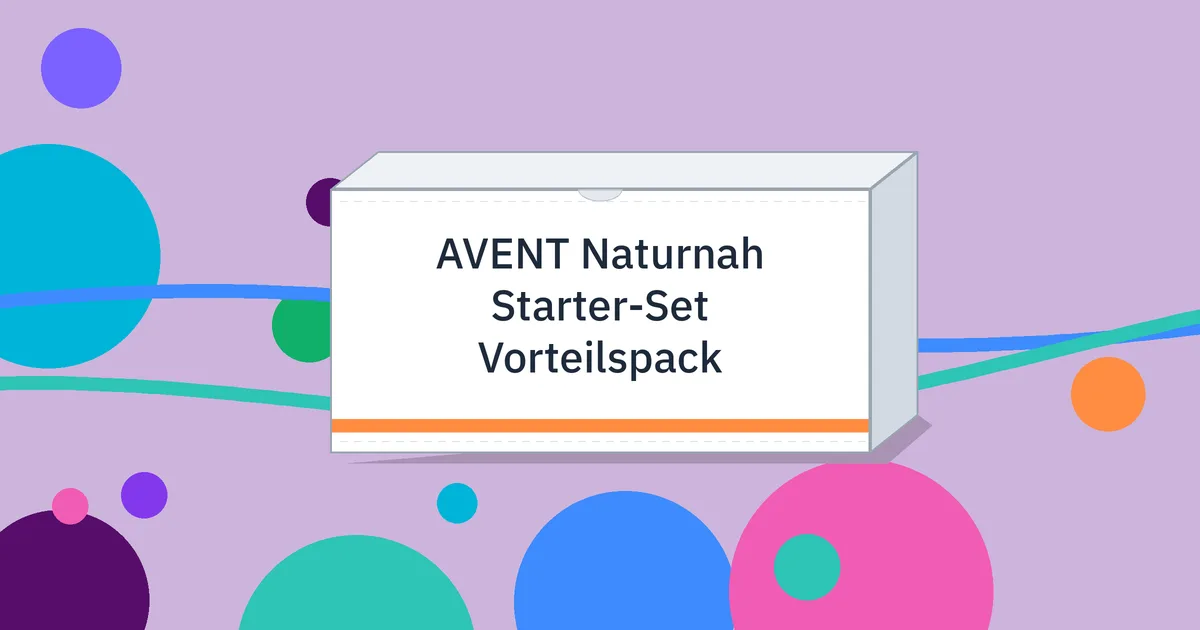Symbolbild: Packung mit der Aufschrift AVENT Naturnah Starter-Set Vorteilspack (PZN 10347667) – Verfügbarkeit und Bezug in Apotheken in Frankfurt am Main