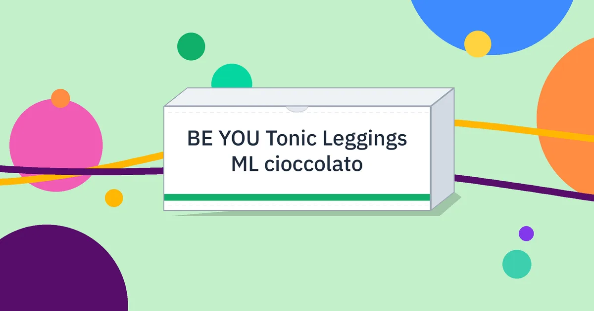 Symbolbild: Packung mit der Aufschrift BE YOU Tonic Leggings ML cioccolato (PZN 20720417) – Verfügbarkeit und Bezug in Apotheken in Frankfurt am Main