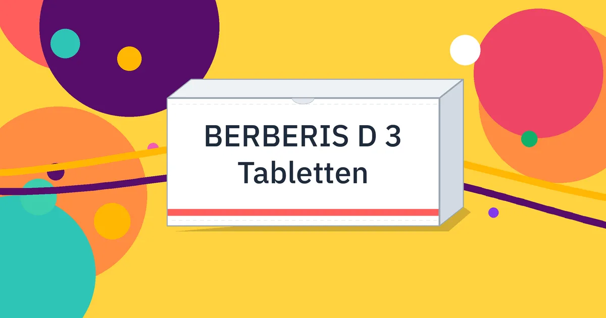 Symbolbild: Packung mit der Aufschrift BERBERIS D 3 Tabletten (PZN 01760687) – Verfügbarkeit und Bezug in Apotheken in Frankfurt am Main